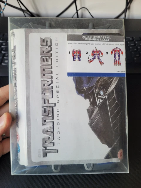 TRANSFORMERS LIMITED EDITION Optimus Prime Transforming Case DVD ...