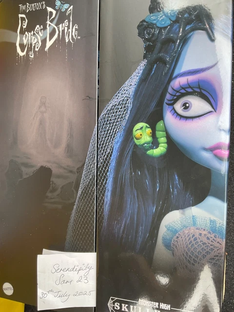 🔥 MONSTER HIGH Skullector Corpse Bride Emily Doll - IN HAND - Post ...