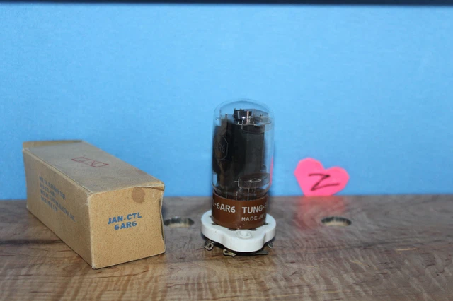 TUBI RADIO 6AR6 Tung Sol JAN CTL grado militare 1959 NOS EUR 34,23 ...