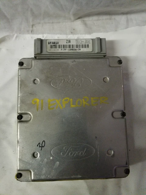 1991 FORD EXPLORER Oem Ecu Engine Control Module [Check Part#]F17F ...