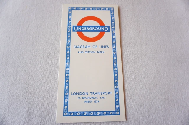 1967 LONDON TRANSPORT Underground Map Diagram of Lines Tube 867 No Year ...