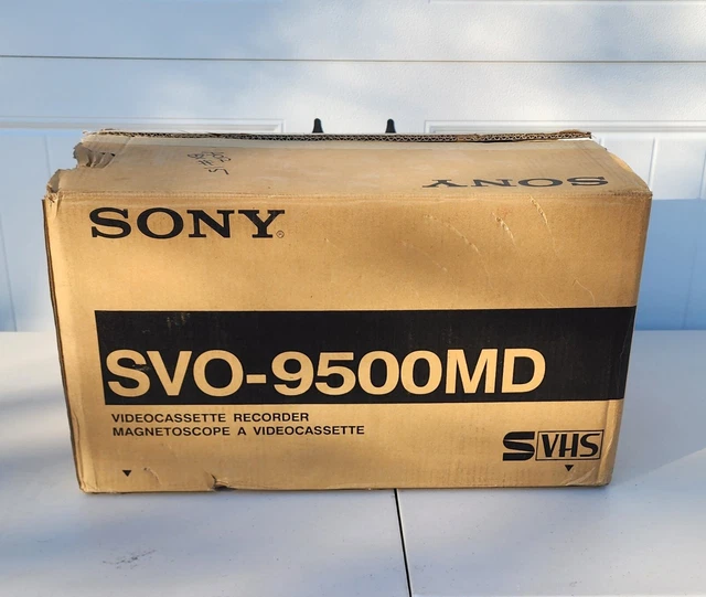 VINTAGE SVO-9500MD SONY Super VHS VCR SVHS Recorder BNIB £1,421.06 ...