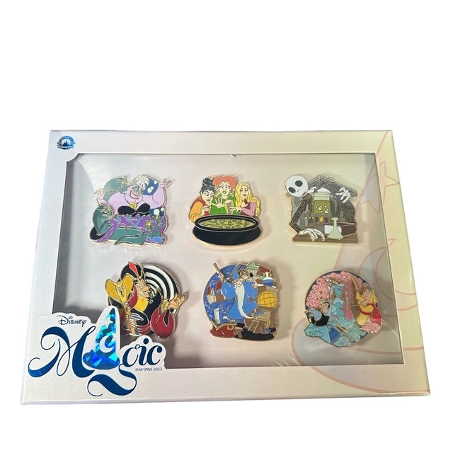 2023 DISNEY MAGIC Hap-Pins Event Magical Spells 6 Pin Box Set LE250 ...