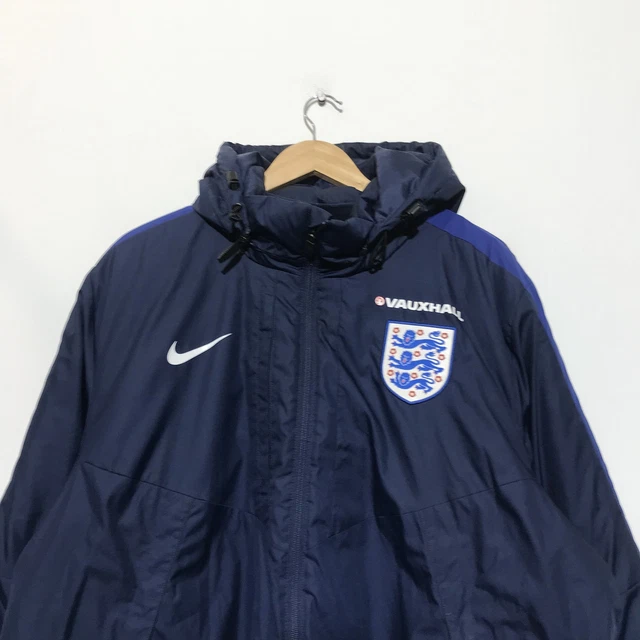 NAVY BLUE ENGLAND Nike Football Manager Puffer Jacket - XXL £40.00 ...