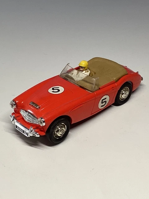 VINTAGE 1960`S SCALEXTRIC C74 Austin Healey 3000 in Red - # 5 - Good ...