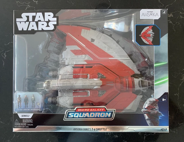 STAR WARS MICRO Galaxy Squadron Ahsoka Tano T-6 Jedi Shuttle T6 $80.00 ...