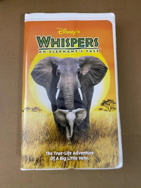 DISNEY'S WHISPERS - An Elephant Tale VHS £6.46 - PicClick UK