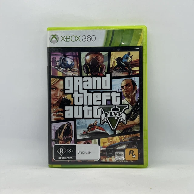 GRAND THEFT AUTO V 5 GTA 5 Five Microsoft Xbox 360 Game Free Post PAL EUR 21,34 - PicClick FR