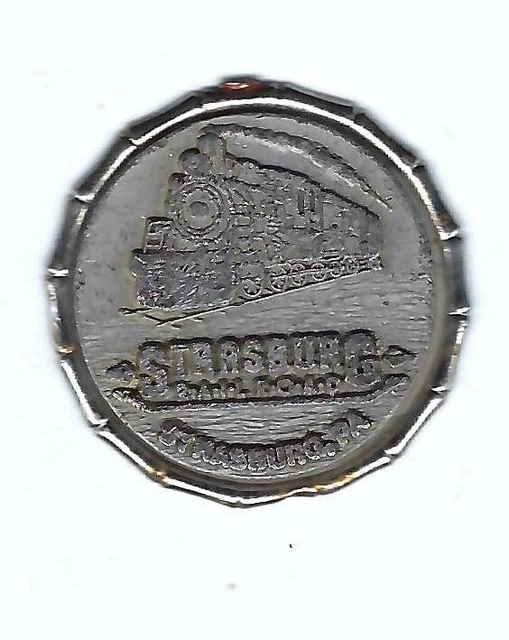 VINTAGE STRASBURG PENNSYLVANIA Railroad Steam Locomotive Train Medal ...