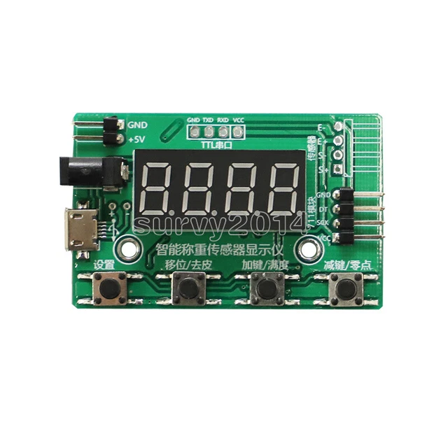 LOAD CELL HX711 AD Module Weight Sensor Digital Display Electronic ...
