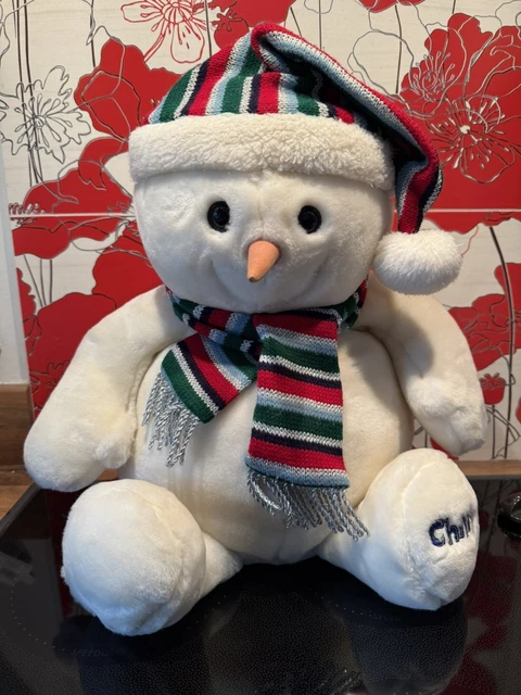 TESCO CHILLY AND Friends Large Chilly The Snowman 2003 Vintage Soft Toy ...