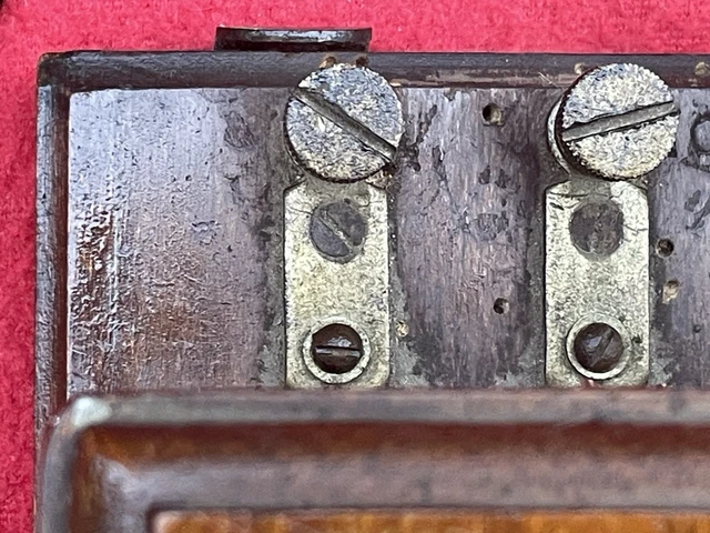 ANTIQUE VINTAGE WALL Telephone Base Unit NO Hand Set Early 20thC £14.99 ...