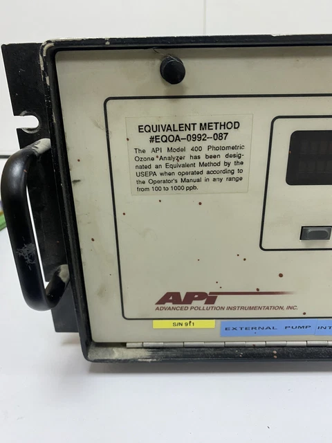 TELEDYNE API PHOTOMETRIC O3 Analyzer-Model 400 $1,442.38 - PicClick CA