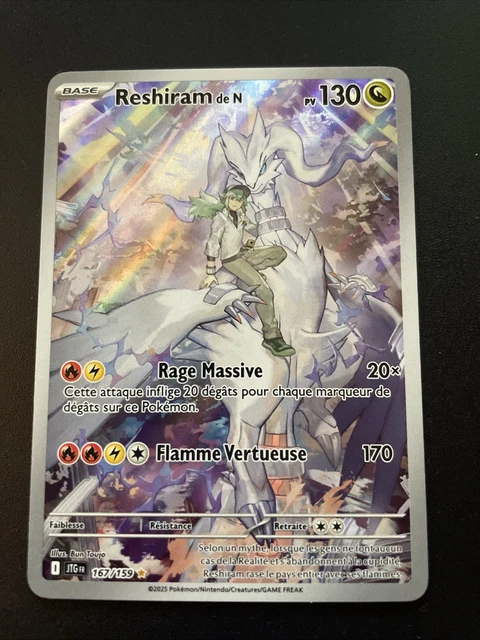 CARTE POKÉMON - Reshiram de N - 167/159 Aventures Ensemble EV09 - AR - FR EUR 48,99 - PicClick FR