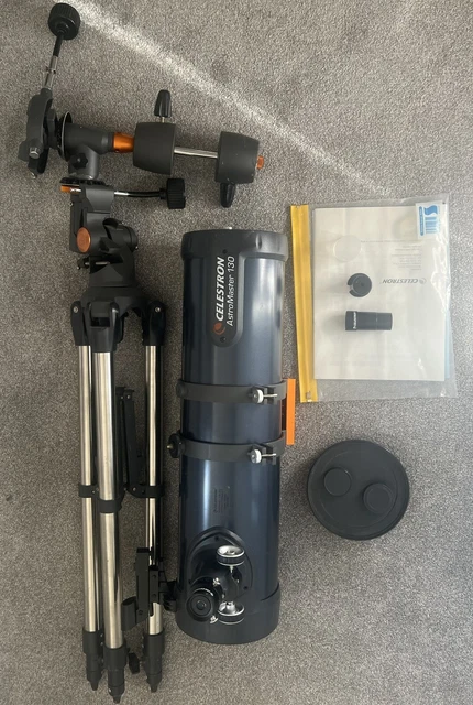 CELESTRON ASTROMASTER 130EQ Newtonian with Phone Adapter, T-Adapter/Barlow 32044 £75.00 ...