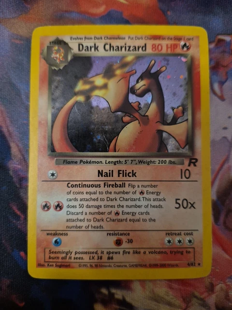 POKEMON TEAM ROCKET Complete Set Charizard Blastoise Dragonite Holo ...