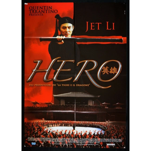 MANIFESTO HERO ZHANG Yimou Jet Li Ziyi Maggie Cheung Donnie Yen Leung ...