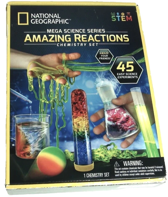 NATIONAL GEOGRAPHIC MEGA Science Series: Amazing Reactions Chemistry ...