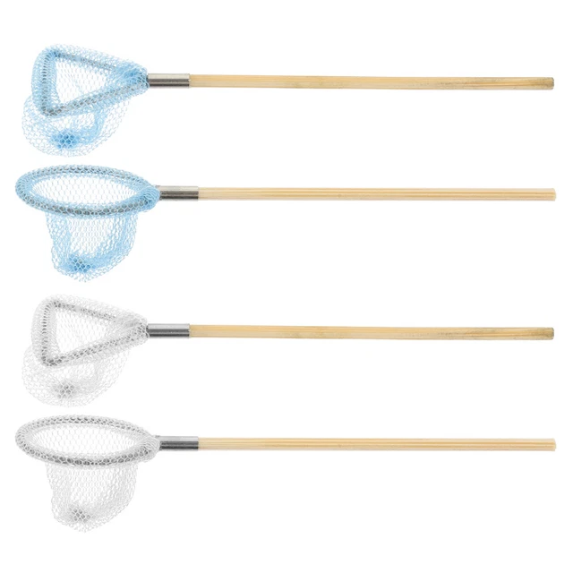 4 PCS MINIATURE Fishing Net Prop Butterfly Nets Nsect Catching £5.38 ...
