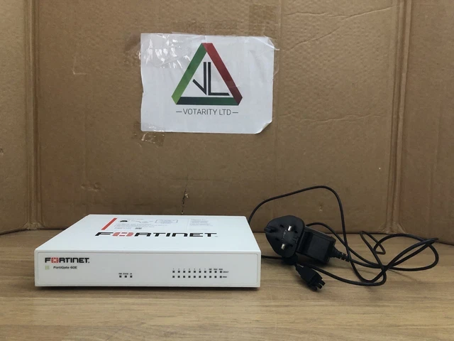 FORTINET FORTIGATE-60E + UK PSU Fortinet FG-60E Security Appliance -Inc ...