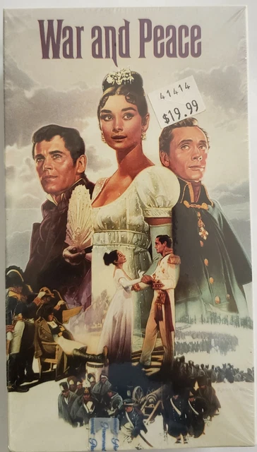 WAR AND PEACE 2 Tape Set VHS format 1990 Factory Sealed Unopened £16.95 ...