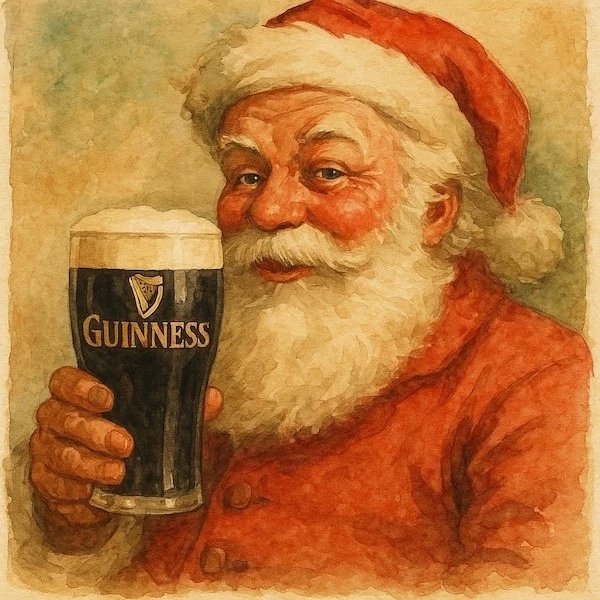 GUINNESS BEER VINTAGE Poster Print 12x8in Metal Sign Pint Irish Lager ...