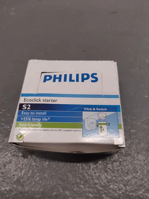 LOT DE 25 Starter philips S2 pour néons 4-22 watts Ecoclick starter 110 ...