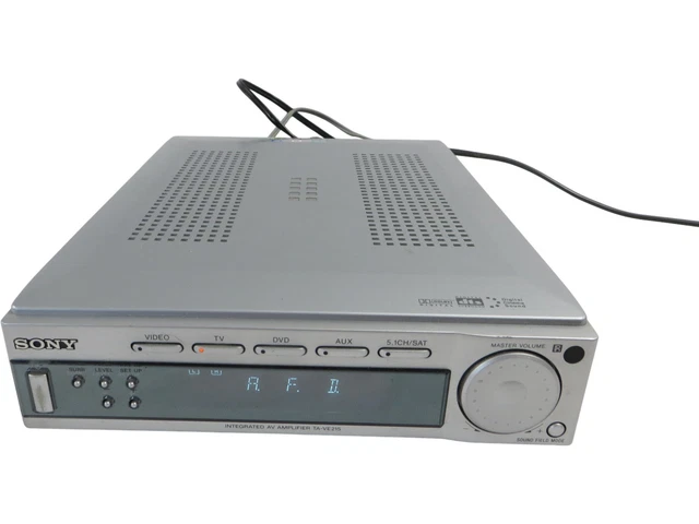SONY AMPLIFIER TA-VE215 Integrated AV Receiver Silver 5.1 Channel £9.99 ...