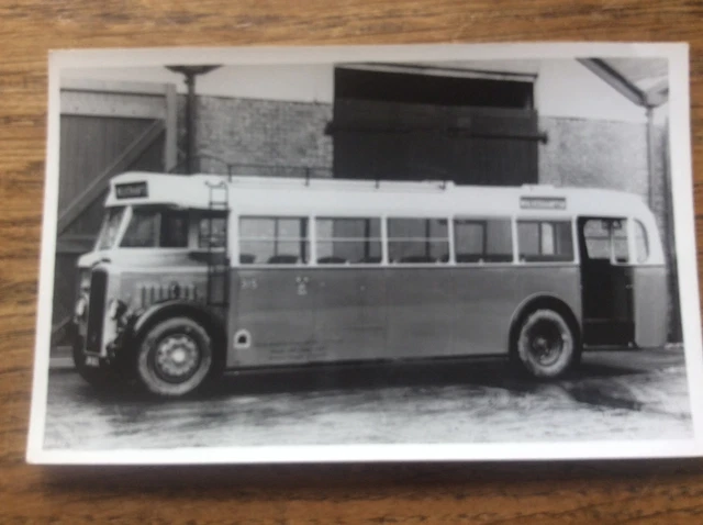 VINTAGE PHOTO PHOTOGRAPH Motor Coach Bus wolverhampton Corporation West ...