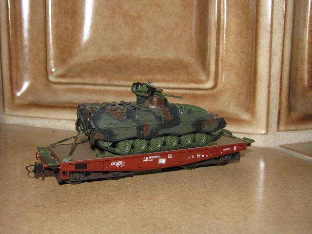 ROCO MINITANKS 818 DB Rungenwagen Marder Achtung Märklinachsen EUR 34 ...