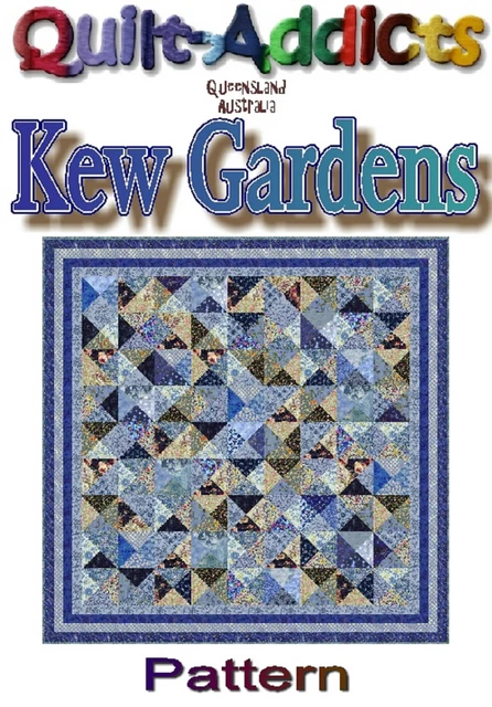 &KEW GARDENS& PATCHWORK Quilt Pattern - PDF pattern $8.00 - PicClick AU