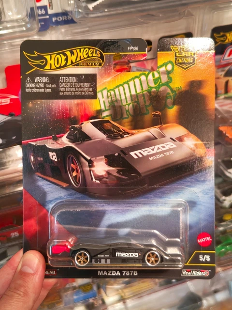 HOT WHEELS PREMIUM 🇯🇵 Mazda 787B - Hammer Drops 2024 5/5 metal / metal ...