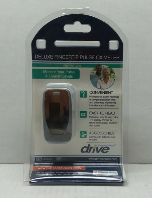 DRIVE MEDICAL MQ3200 Deluxe Fingertip Pulse Oximeter $39.99 - PicClick