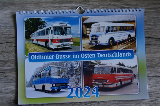 OLDTIMERBUSSE IM OSTEN Deutschlands Kalender 2024 VEB IFA DDR ...