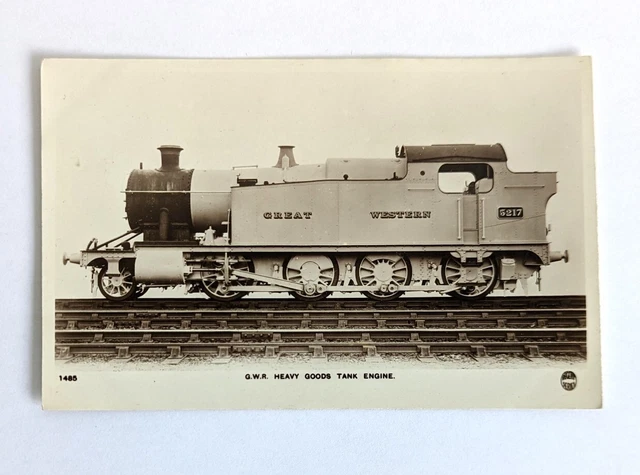 GWR HEAVY GOODS Tank Engine Locomotive Real Photo Postcard Regent ...
