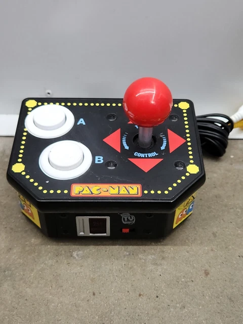 JAKKS PACIFIC PAC-MAN Retro Plug- N- Play Arcade TV Games 2009. Tested ...