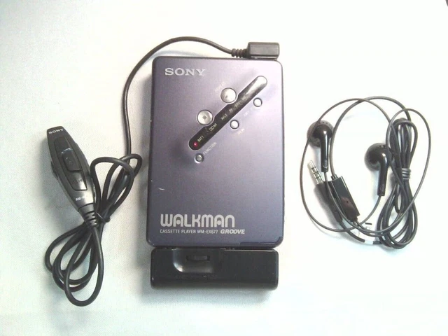 SONY WALKMAN WM-EX677 Cassette Player Portable Confirmed Operation ...