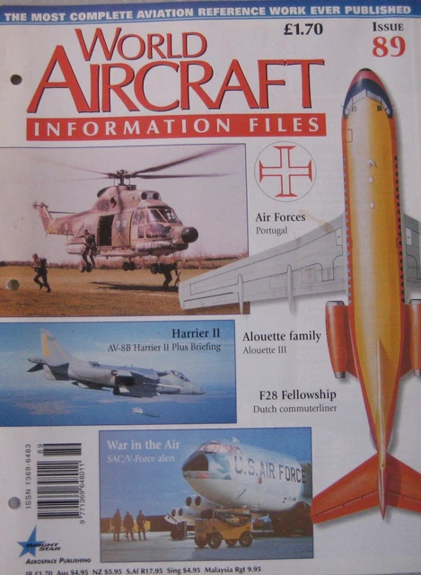 WORLD AIRCRAFT INFORMATION Files Issue 89 BAE Harrier II cutaway ...