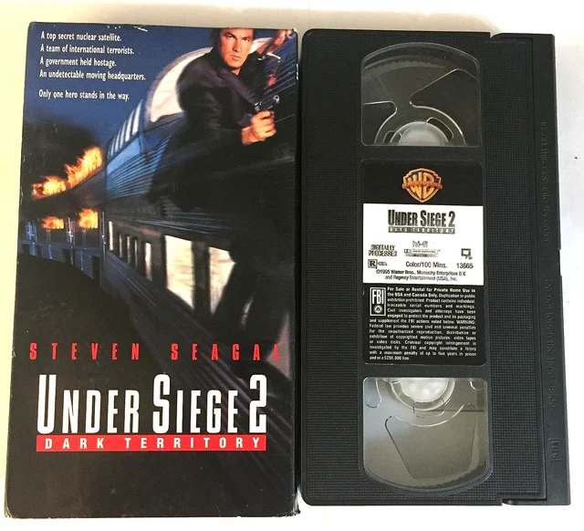UNDER SIEGE 2: VHS Tape -Steven Seagal Ships with Tracking £8.06 - PicClick UK