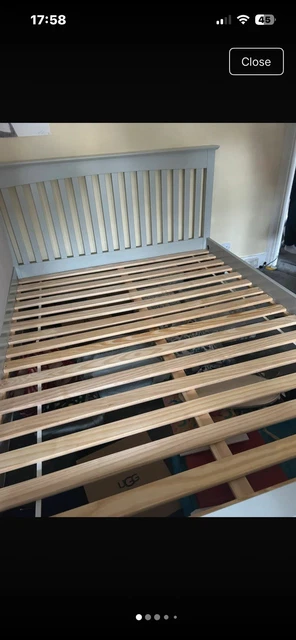 M&S HASTINGS KING size Bed Frame Grey £208.70 - PicClick UK