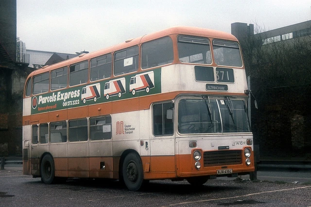 GREATER MANCHESTER TRANSPORT 1416 Stockport 1980 Bus Photo £0.99 ...