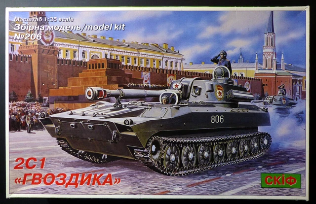 SKIF 206 1:35 - 2S1 Govzdika. Russian Self-propelled Howitzer EUR 27,50 ...