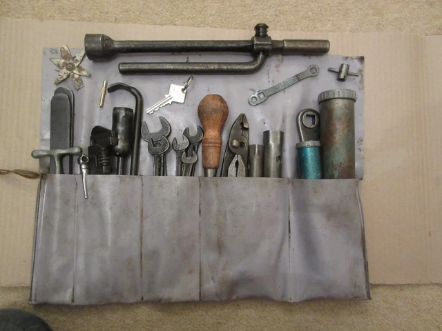 VINTAGE TRIUMPH-TR3 TR3A Tr4 Tr5 Tr250 Tr6V Tool Kit Items £143.00 ...