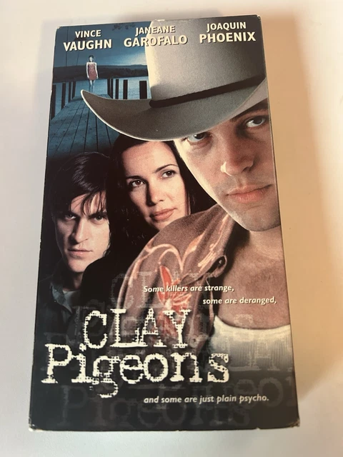 CLAY PIGEONS 1999 VHS Starring Vince Vaughn Joaquin Phoenix Janeane ...