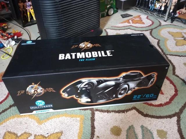 MCFARLANE DC MULTIVERSE Batman 1989 BATMOBILE Flash 2023 NEW in hand ...