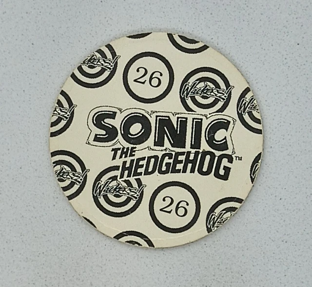 POG SONIC 26 The Hedgehog Pogs Kini Kinis Slammers Caps Flip Tazos ...
