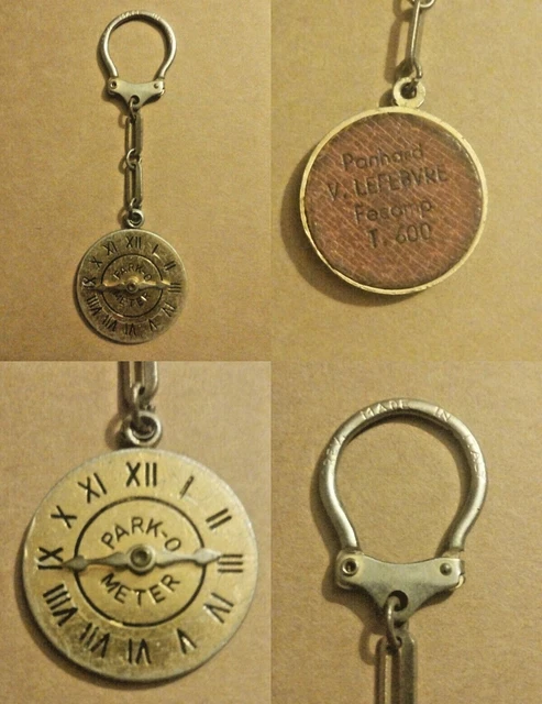 PORTE-CLÉS COLLECTION ANCIEN PARK-O METER Panhard Fécamp Made in Italie ...