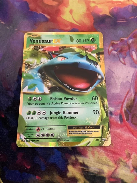 VENUSAUR EX 1/108 Ultra Rare Holo XY Evolutions - Pokemon TCG $8.99 - PicClick AU