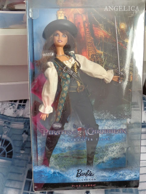 BARBIE ANGELICA PIRATES Of The Caribbean On Stranger Tides Pink Label ...