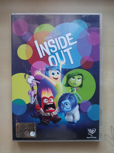 DVD INSIDE OUT (2015) Walt Disney Pixar Editoriale EUR 5,99 - PicClick IT
